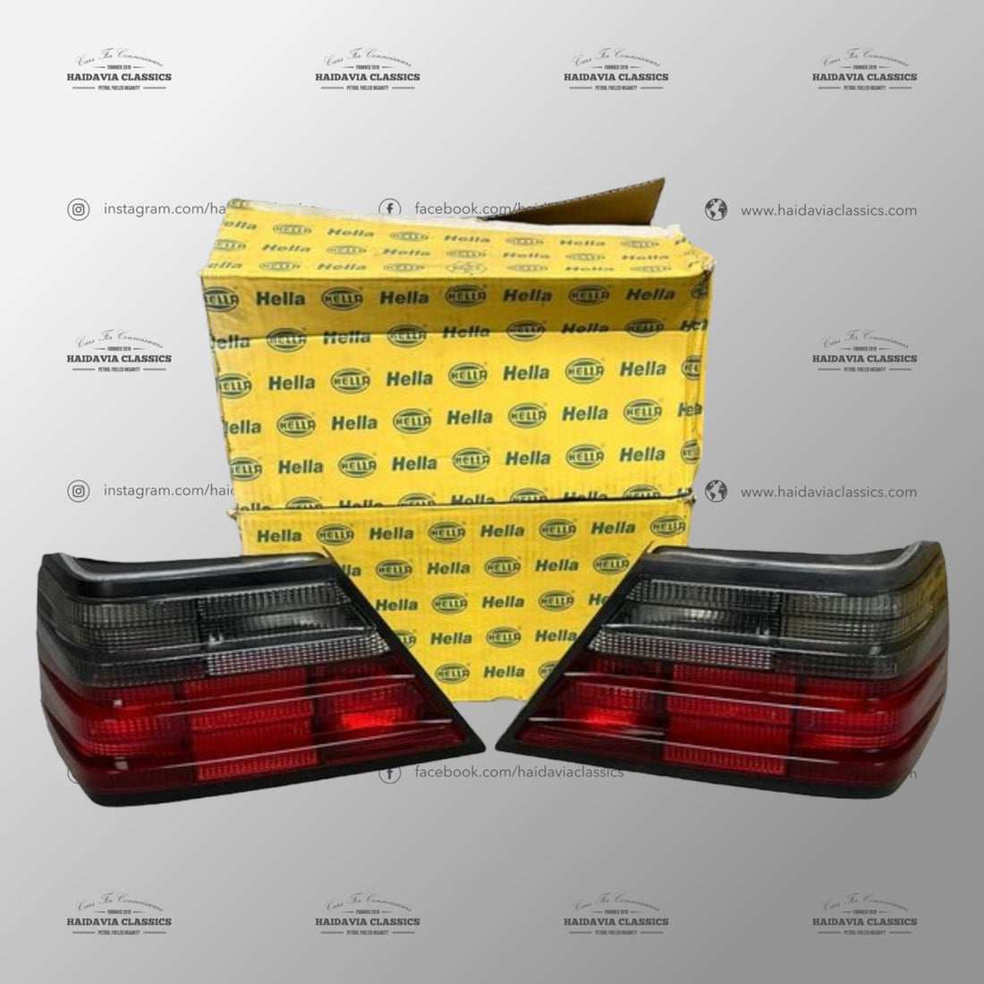 Genuine Mercedes-Benz W124 Hella Tail Lights – Haidavia Classics