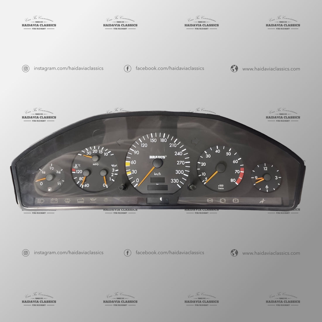 Genuine Mercedes-Benz W140 R129 Brabus Speedometer – Haidavia Classics