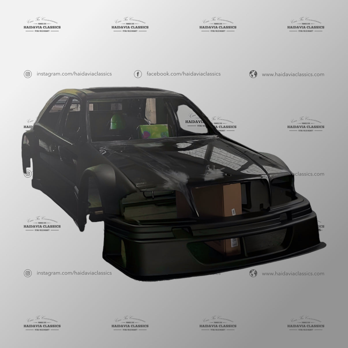 Reproduction Mercedes-Benz W202 DTM Competition Full Body Kit ...